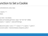 19 Javascript Storage Cookies Tutorial Pptx