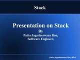 Data Structure Stack Stack Data Structure Ppt