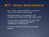 Syscan 2016 Remote Code Execution Via Java Native Deserialization Ppt