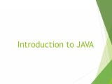 Introduction To Java Pps