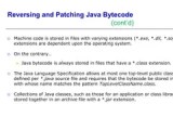 Reversing And Patching Java Bytecode Ppt