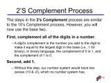 2s Complement Arithmetic Ppt