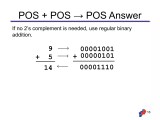 2s Complement Arithmetic Ppt