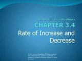 Rate Of Increase Decrease Pptx