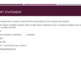 Modules In Python Programming Pptx