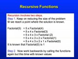 6 Python Recursion Ppt Pptx