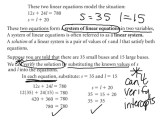 7 1 Developing Linear Systems Notes Pdf
