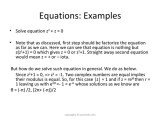 Solving Equations In Complex Numbers Ppt Physics Science