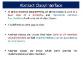 Net F Abstract Class Interface Ppt