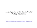 Access Specifier In Java Ppt