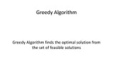 Greedy Algorithm Huffman Coding Pptx