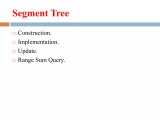 Segment Tree Algorithm Pptx