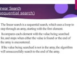 Algorithm 8th Lecture Linear Binary Search 2 Pptx