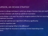 Algorithm Design Optimization Using Recursion Ppt