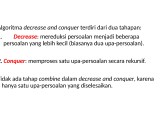Algoritma Decrease And Conquer Materi Presentaion Pptx