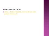 Android Json Parser Tutorial Example Pptx