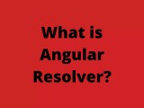 Angular Resolver Tutorial Pdf