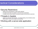 Applet Architecture Introducing Java Applets Ppt