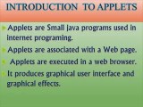 Applet Programming In Java Pptx