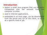 Applets In Java Pptx