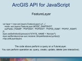 Arcgis Javascript Api Build A Web Layer Based Map Application With