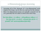 Array Introduction One Dimensional Array Multidimensional Array Pptx