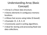 Array Introduction Slidearray Introduction Slide Pptx