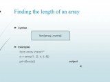 Arrays In Python Pdf Programming Languages Computing