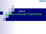 Assembly Language Programming Unit 4 Ppt