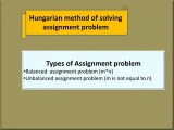 Assignment Problem Method Pptx