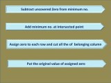 Assignment Problem Method Ppt