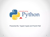 Automate Using Python Pptx