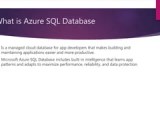 Azure Sql Database Pptx