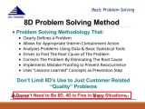 Basic 8d Problem Solving Tools Methods Pptx