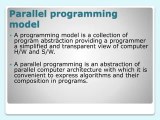Basic Concepts Of Parallelization Pptx