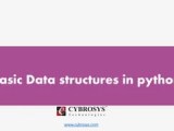 Basic Data Structures In Python Pptx