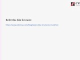 Basic Data Structures In Python Pptx