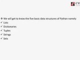 Basic Data Structures In Python Pptx