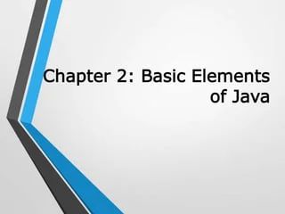 Chapter 2 Basic Elements Of Java Ppt - Gorgeous Space Wallpaper - High Resolution