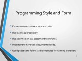 Basic Elements Of Java Ppt