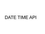 Basic Java Java Collection Framework And Date Time Api Pptx