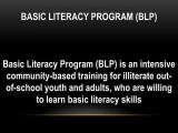 Basic Literacy Program Pptx