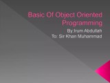 Object Oriented Programming Using C Pptx