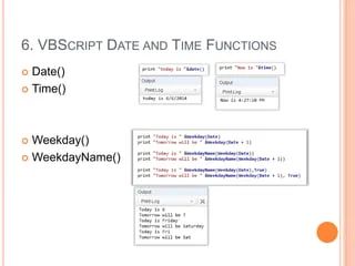 Basic Vbscript For Qtp Pptx Programming Languages Computing - Premium Mobile Mountain Images | Free Download