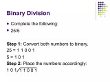 Binary Arithmetic Conversion Pptx