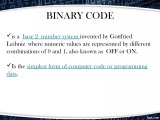 Binary Code Ppt