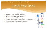Blog Optimization Using Google Tools Ppt