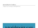 Bootstrap Tutorial Pdf
