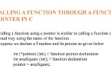 C Programming Function Pointers Pptx