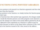 C Programming Function Pointers Pptx